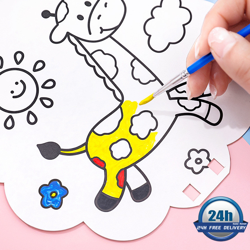 DIY Doodle Cooling Fan - Educational Art Craft for Kindergarten Kids ...