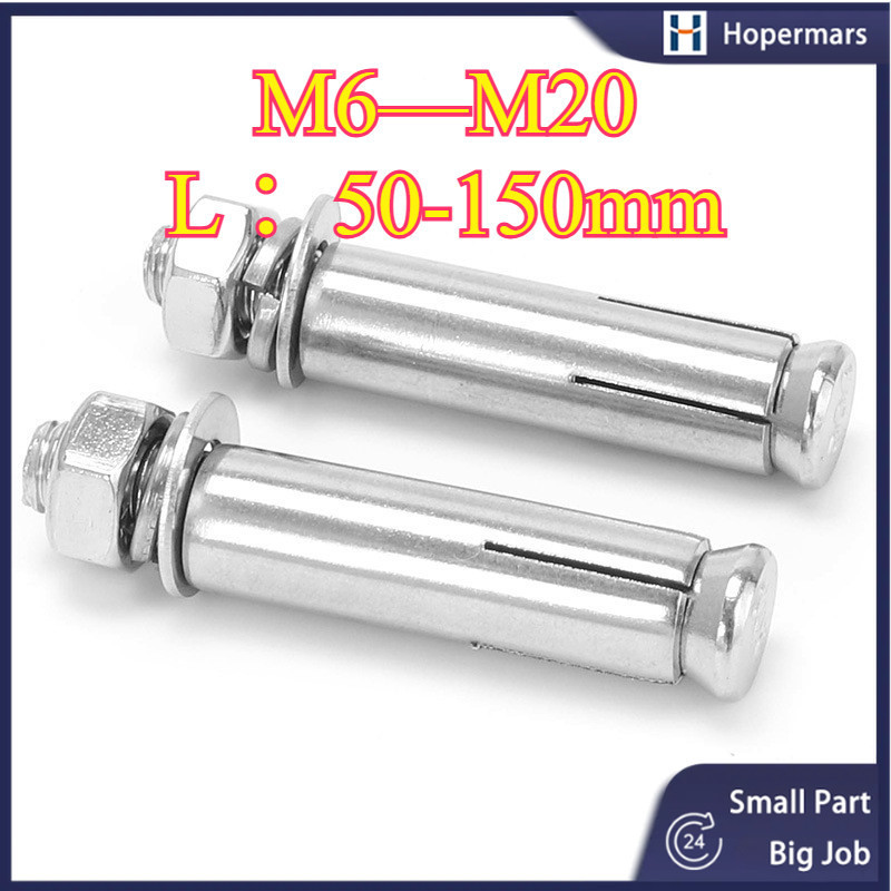 304 Stainless Steel Wall Plug External Hex Expansion Bolt M6/M8/M10/M12 ...