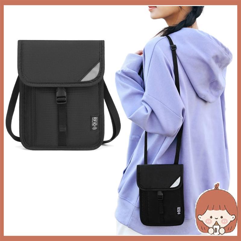 Silin Travel Supply Neck Wallet with RFIDS Blocking Passport Holder ...