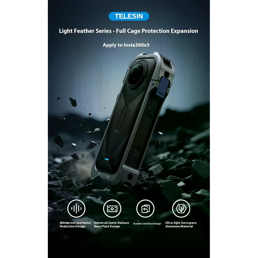 2025 New TELESIN Quick-Release Magnetic Base for DJI OSMO Nano Action ...