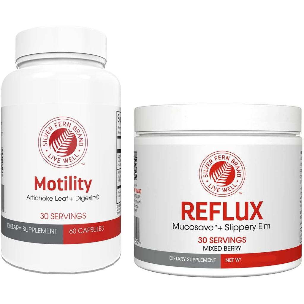 Silver Fern Brand Slow Motility+ Kit – Digestive Support Bundle – 30 ...