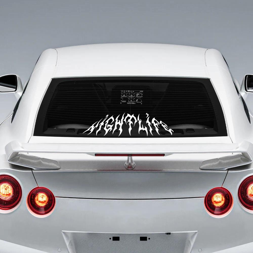 Car Windshield Banner Nightlife Graphics Rear Window Racing Stripes JDM ...