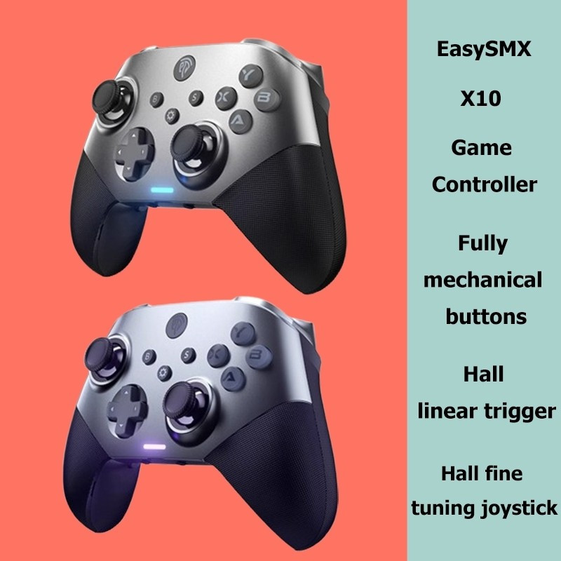 EasySMX X10 Hall Effect Controller No Drift No Deadzone Bluetooth ...