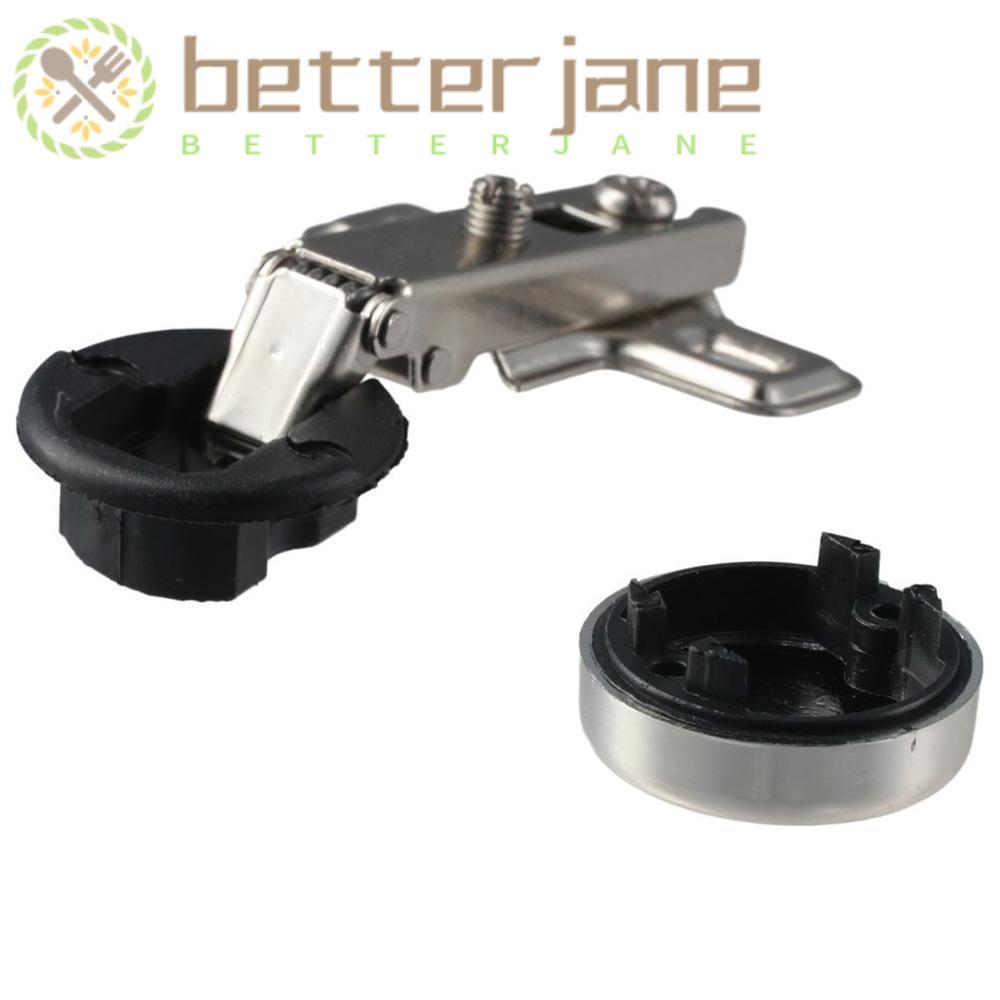 BETTER-JANE Glass Door Hydraulic Hinge, ABS Plastic Silver Dia 26mm ...