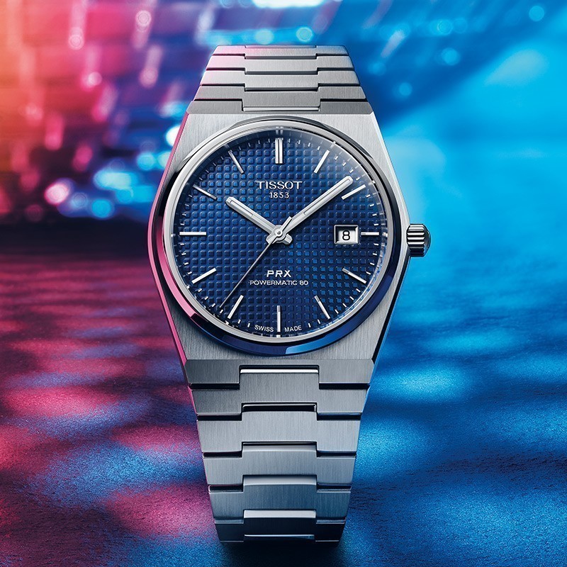 TISSOT TISSOT Swiss Mechanical Watch PRX Series Chen Feiyu Same Style ...
