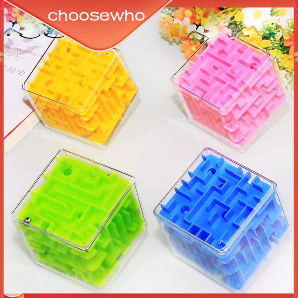 3D Maze Cube Educational Labyrinth Rolling Learning Toys Developmental ...