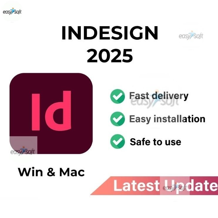 Adobe Indesign 2025 Latest Window & macOS | Shopee Malaysia