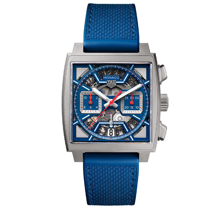 TAGG Heuers Monaco Series Hollow Design Mechanical Watch | Shopee Malaysia