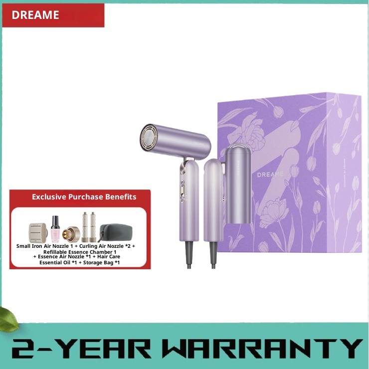 DREAME P10 Ultra Negative Ion Hair Dryer with Rapid Drying, Styling ...