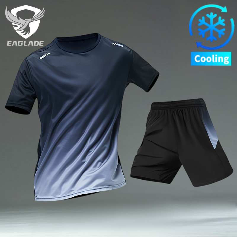 EAGLADE Running Sports Suits for Men Man Quick Drying Breathable ...