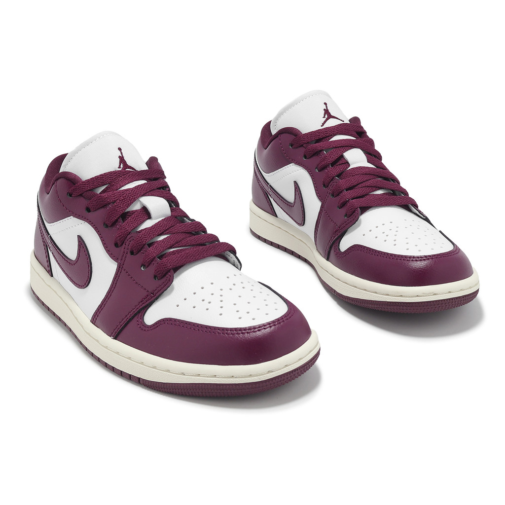 Nike Casual Shoes Wmns Air Jordan 1 Low Women's Men's Burgundy AJ1 [ACS ...