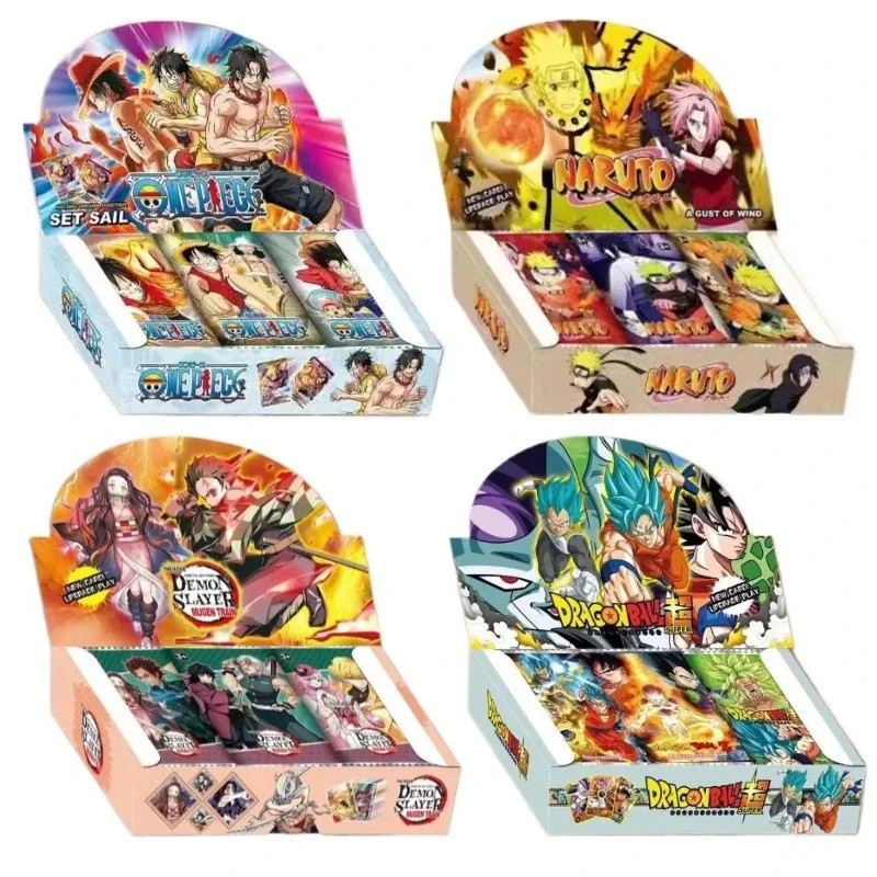 180PCS Kad Anime Dragon Ball Baharu ONE PIECE Bahasa Inggeris Kad Imbas ...