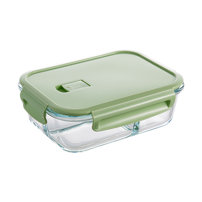 Microwave Safe Glass Food Storage Containers, Leak-Proof Heat-Resistant ...