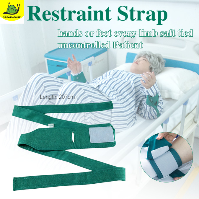 Universal Anti-scratch Hand Foot Restraint Strap Bedridden Elderly ...