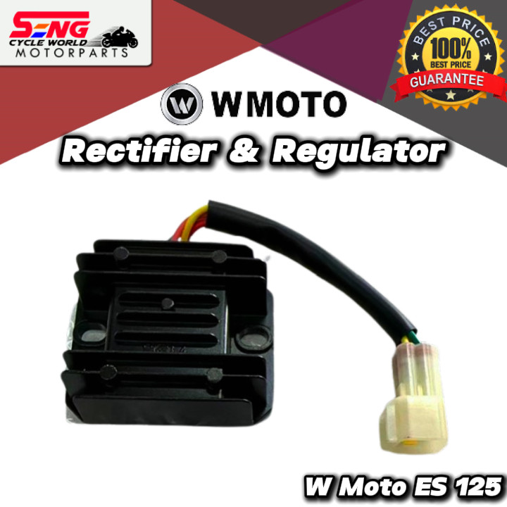 W MOTO ES 125 RECTIFIER & REGULATOR-ORIGINAL | Shopee Malaysia
