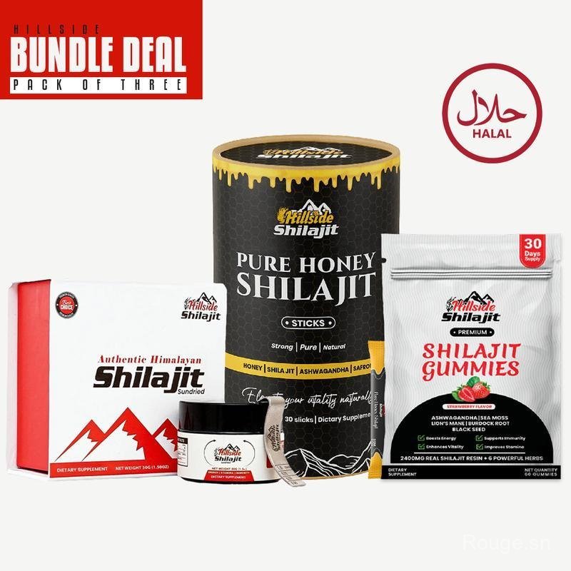 Hillside Shilajit Combo Pack (3 in 1) – Shilajit Resin 10g + Shilajit ...