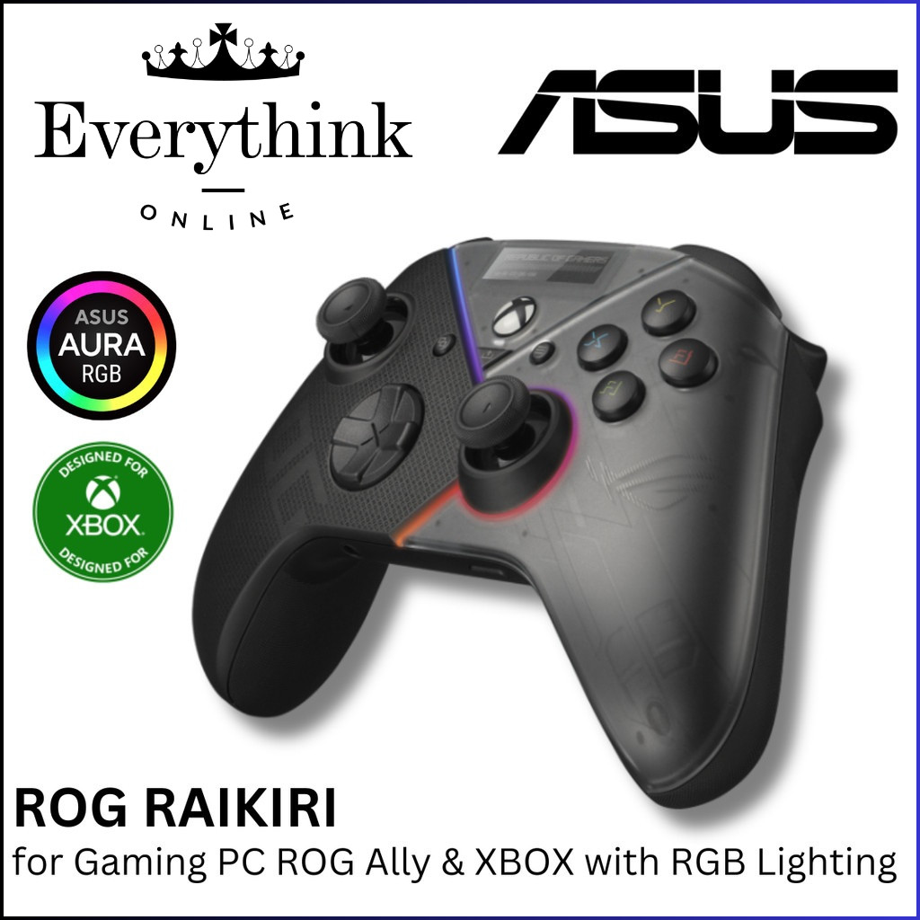 ASUS ROG RAIKIRI GU200X / RAIKIRI PRO GD300X (OLED DISPLAY) WIRELESS ...