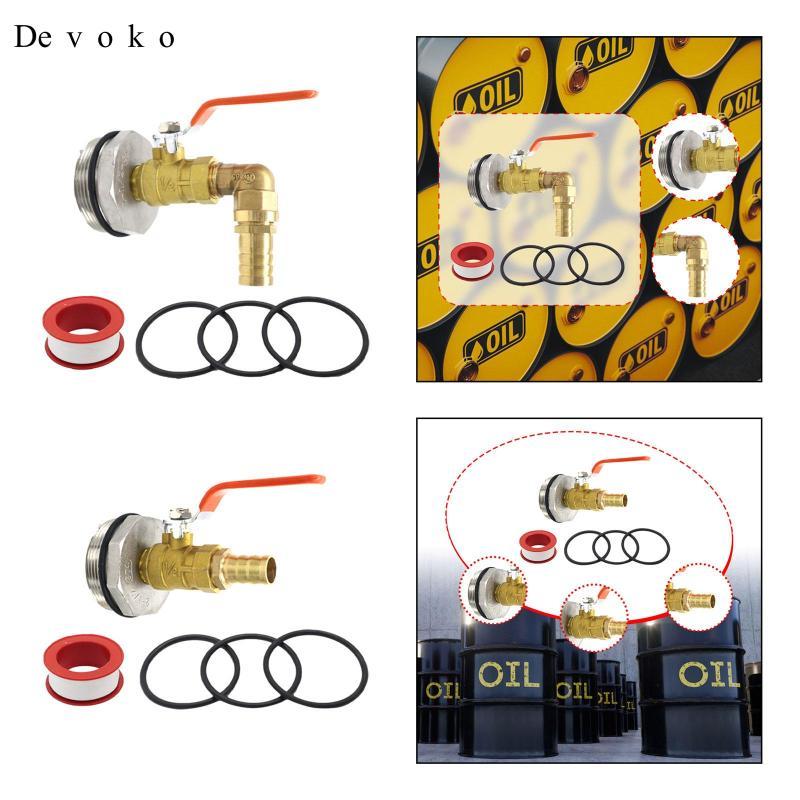 Devoko Keg Tap Adapter, Keg Tap for 55 Gallon Kegs, No Leak, Brass ...