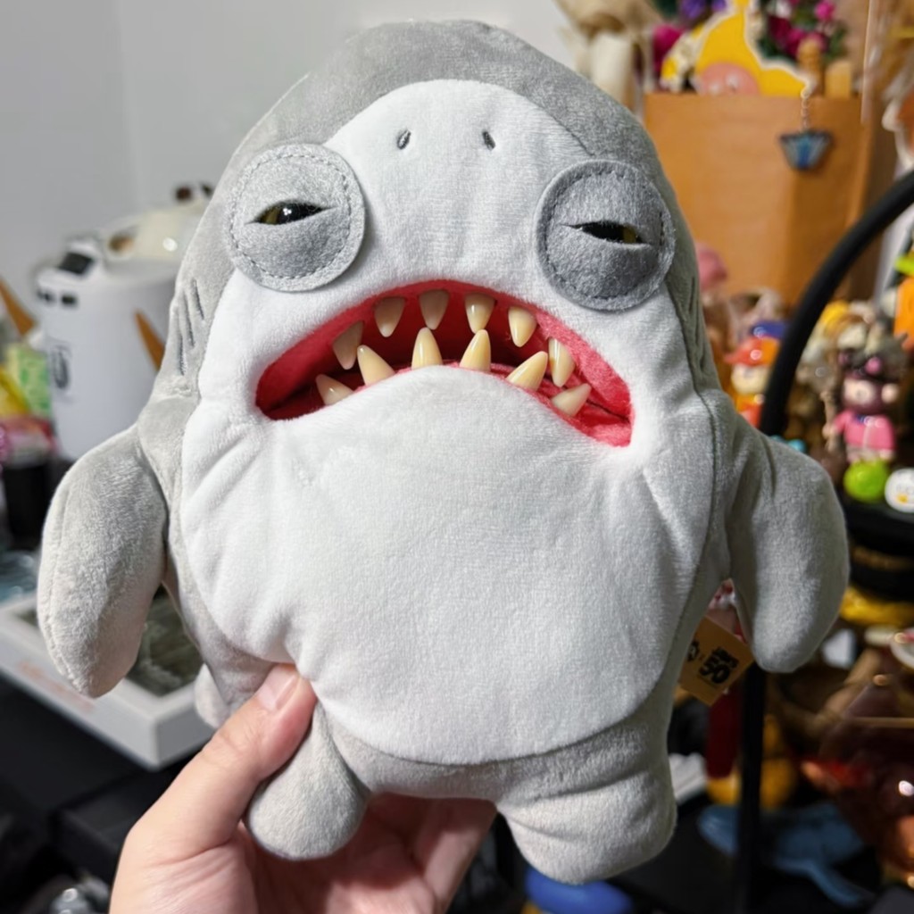 New Fuggler Tooth Monster Great White Shark Co-Branded Plush Doll ...