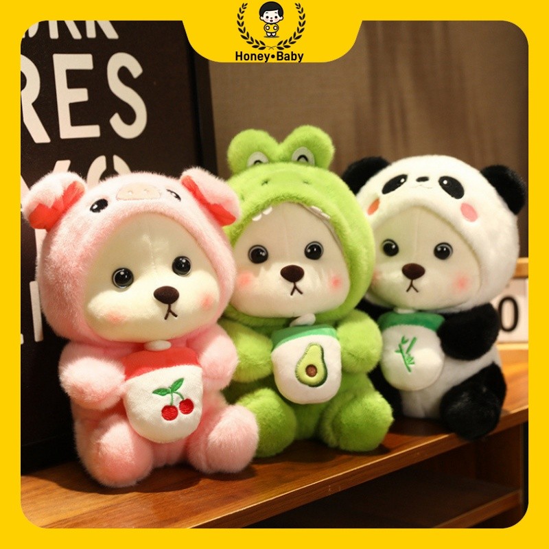 Teddy Bear Plush Toy Cute Plush Bear Doll Baby Sleeping Partner ...