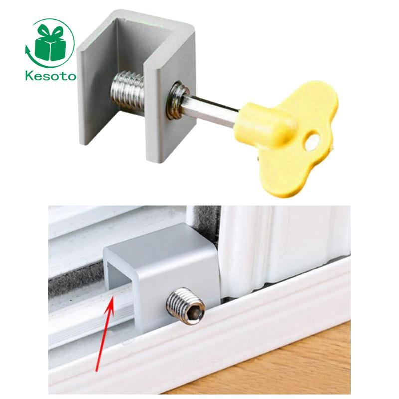 Kesoto Door Window Sliding Sash Lock Stopper Stop Window Lock ...