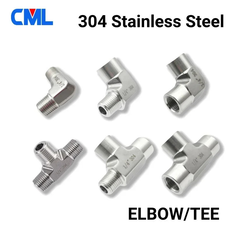 304 Stainless Steel High Pressure Forged Pipe Fitting Connector - 1/8 ...