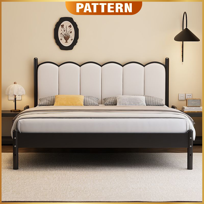 PATTERN High Quality Modern Simple Iron Bedframe | Ultra-Thin Iron Bed ...