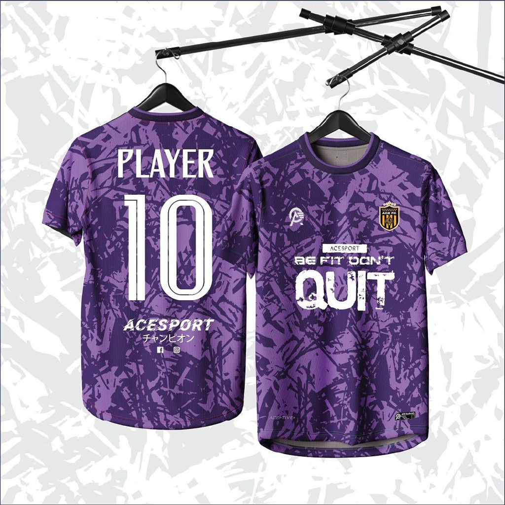 [Free Custom] Newly designed baju falr play Never give up jersey, fully ...