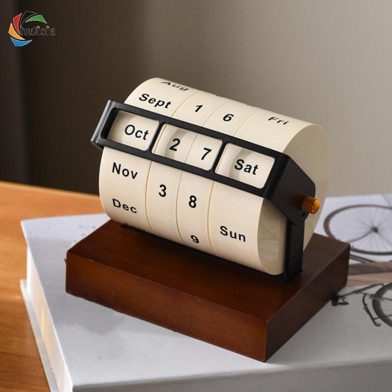 chulisia Turn Calendar Made of Wood, Creative Works of Art, R Calendar ...