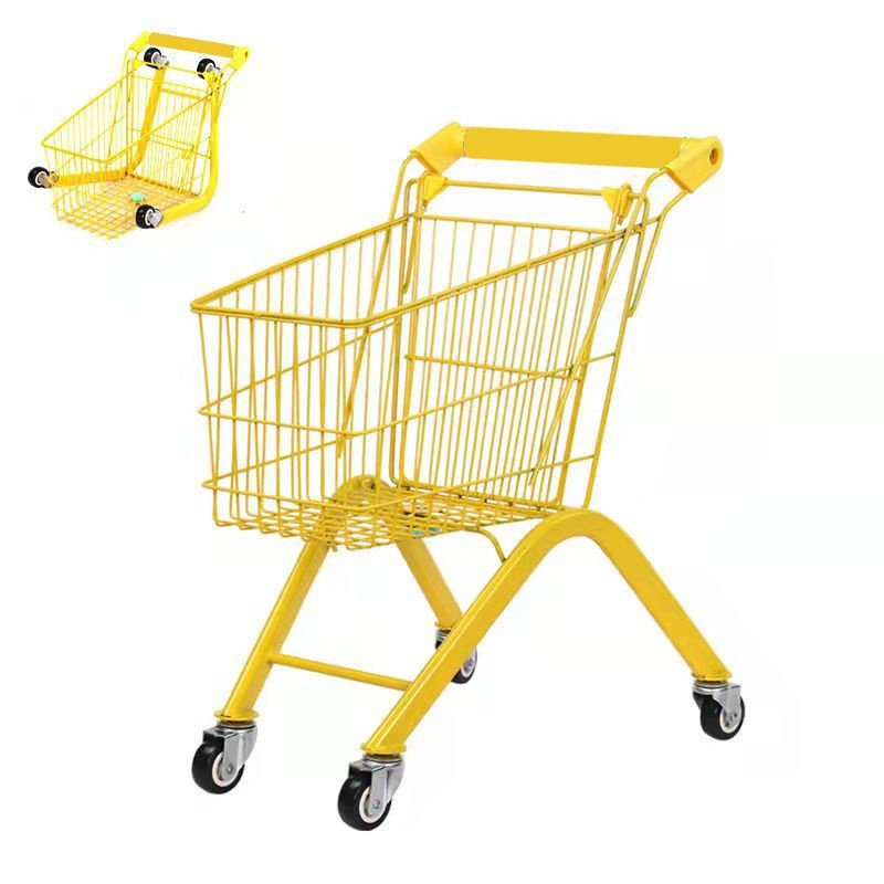 Children Shopping Cart Baby Toys Snack Cart Supermarket Small Iron Cart ...