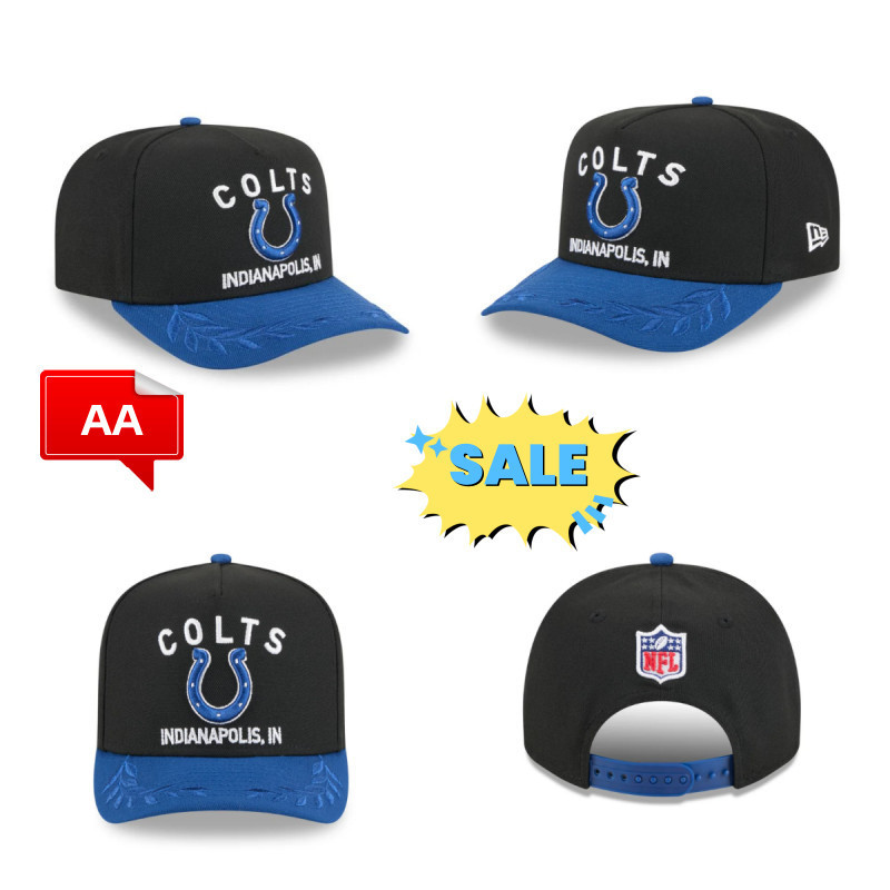 Indianapolis Colts NFL Draft – New/Era Cap [Trend] New Spot Men's and ...