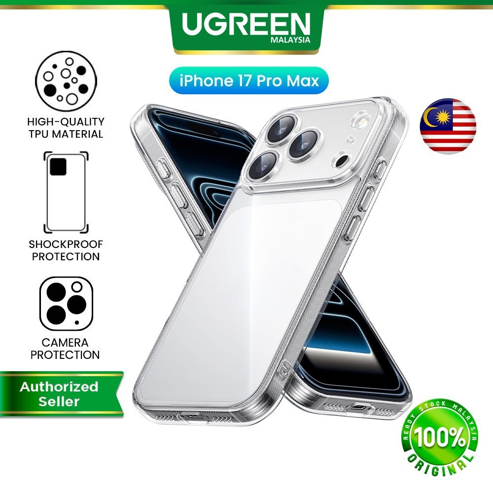 UGREEN Crystal Clear Casing IP17 Series Anti Yellow Transparent Phone ...