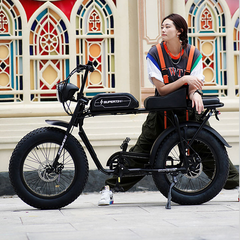 Super73 Same Style S1S2RX Retro Electric Bike Off-Road Moped Snow Bike ...