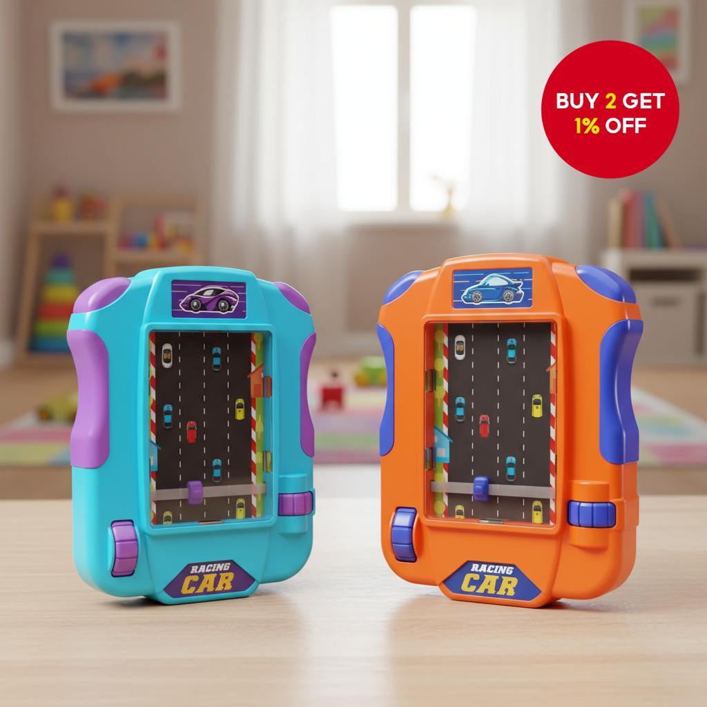 Kids' Race Car Adventure Palm Game Simulating Driving Toys Permainan ...