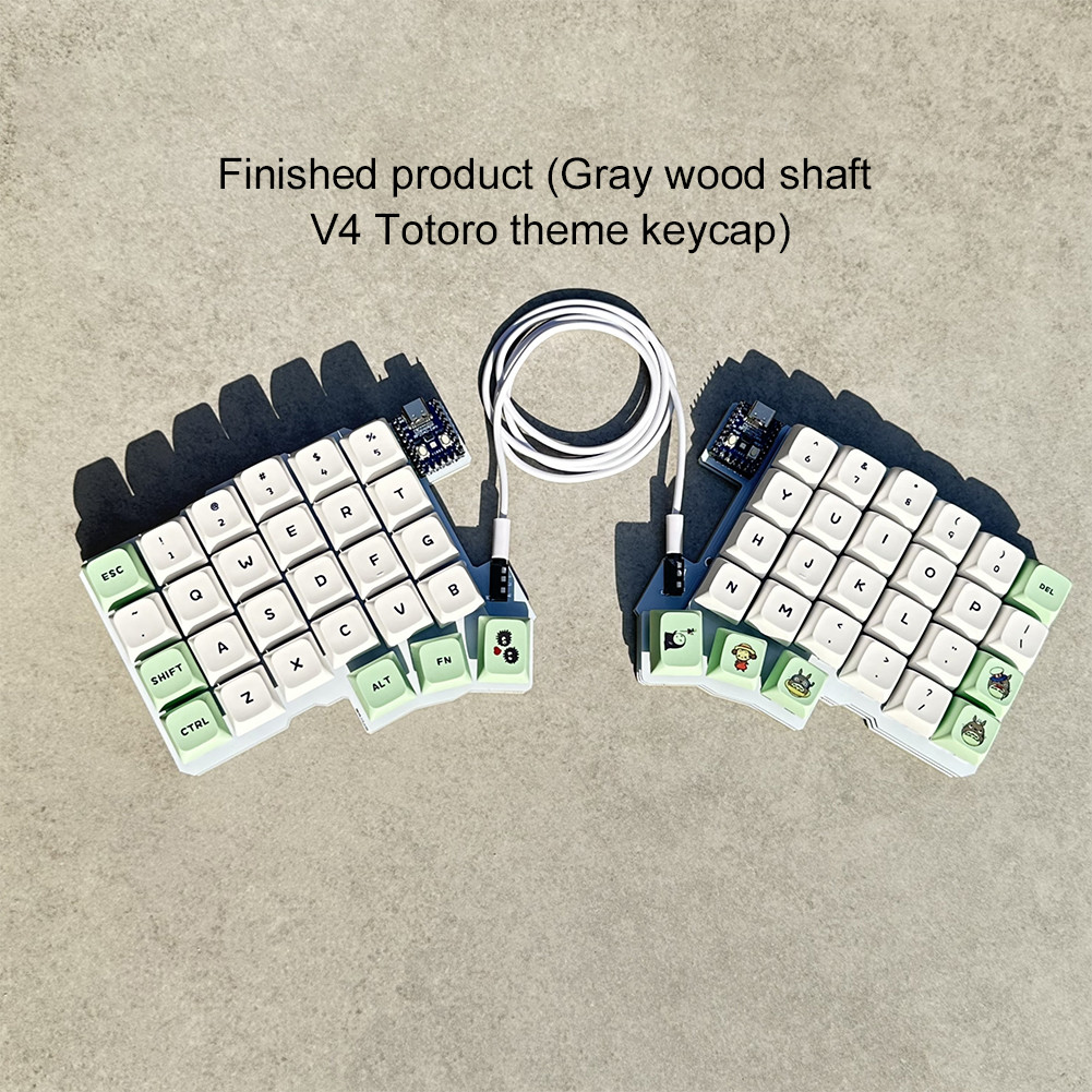 Split Keyboard Wired Ergonomics Keyboard Support QMK/VIAL Gaming ...