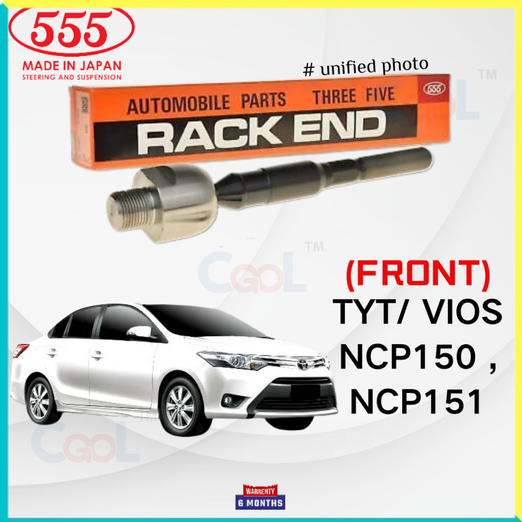 VIOS NCP150 NCP151 555 JAPAN BRAND STEERING RACK END (SET = 2PCS ...