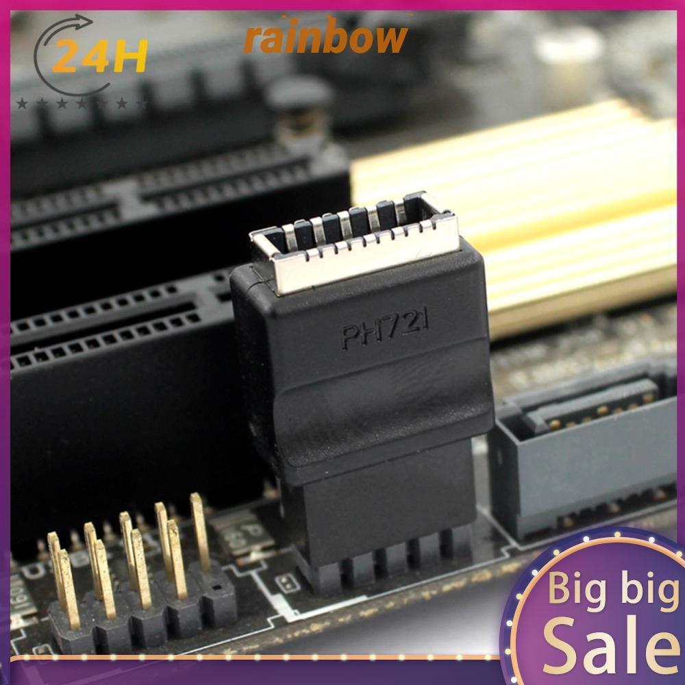 Motherboard USB 2.0 9-Pin To Type-E Front Panel Header USB2.0 9pin Male ...