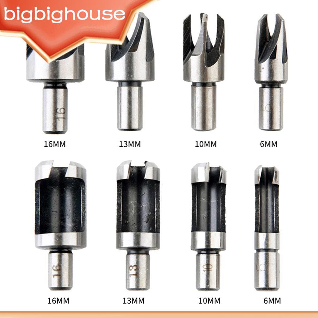 8pcs/Set Carbon Steel Wood Plug Cutter Set Maker Cutting Plug Tool ...