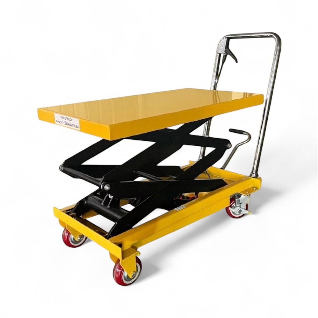 Heavy Duty Hydraulic Trolley Lifting Trolley Table Truck Troli Angkat ...
