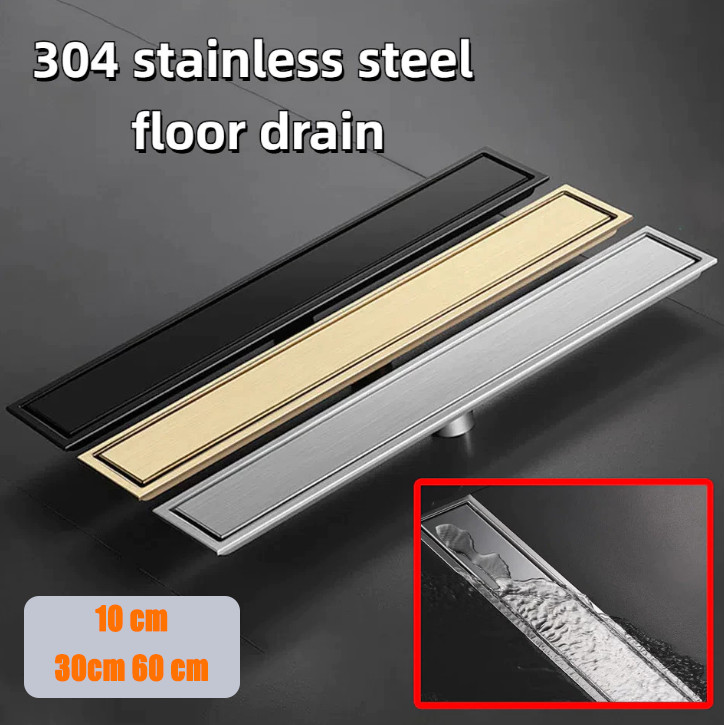 Smart Floor Drain Stainless 304 30CM 60CM Side Filter Drain Tile Insert ...