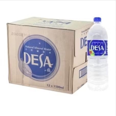 DESA Mineral Water (1500ml x 12 Bottles x 1 Carton) | Shopee Malaysia
