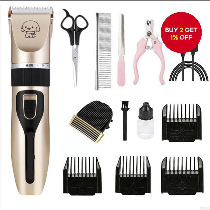 Professional Rechargeable Pet Shaver Razor Set for Cats and Dogs ...