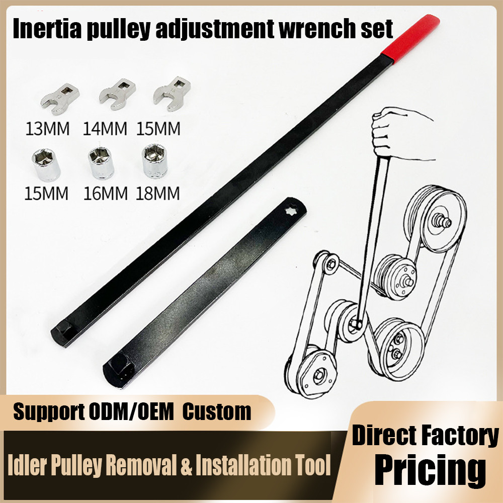8Pcs Set Car Idler Pulley Adjustment Wrench Serpentine Belt Tension ...