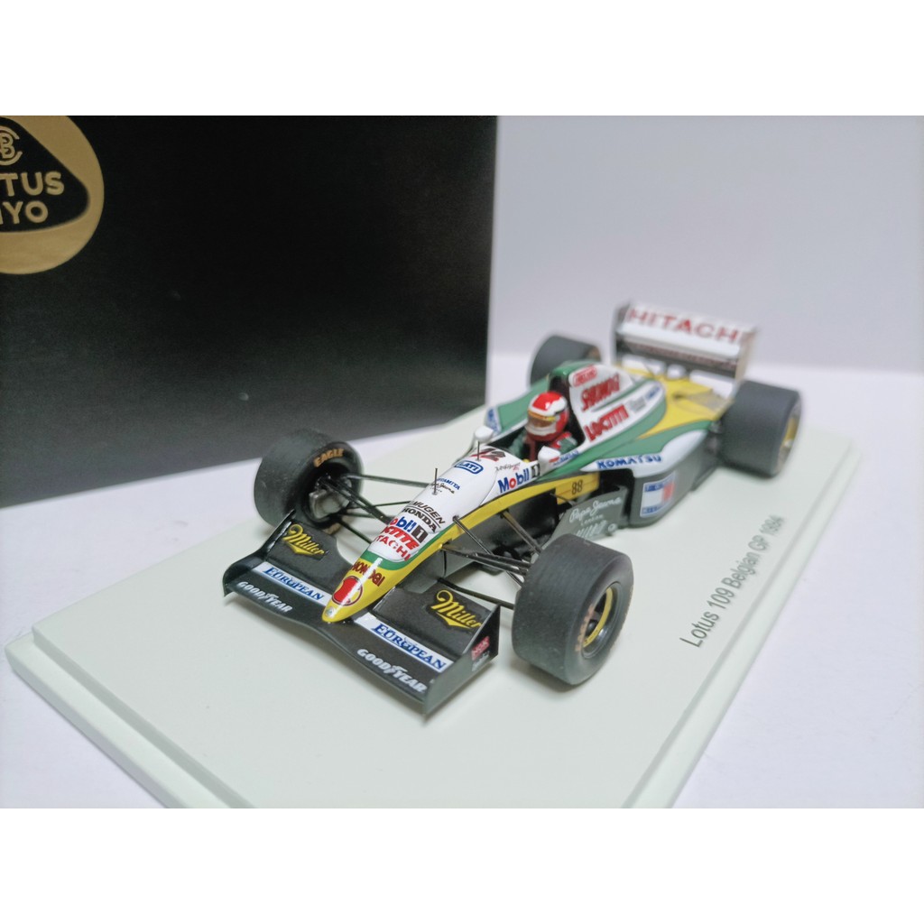 Spark 1 43 Lutes Belgian Grand Prize Car Model Lotus109 Belgian GP 1994 ...