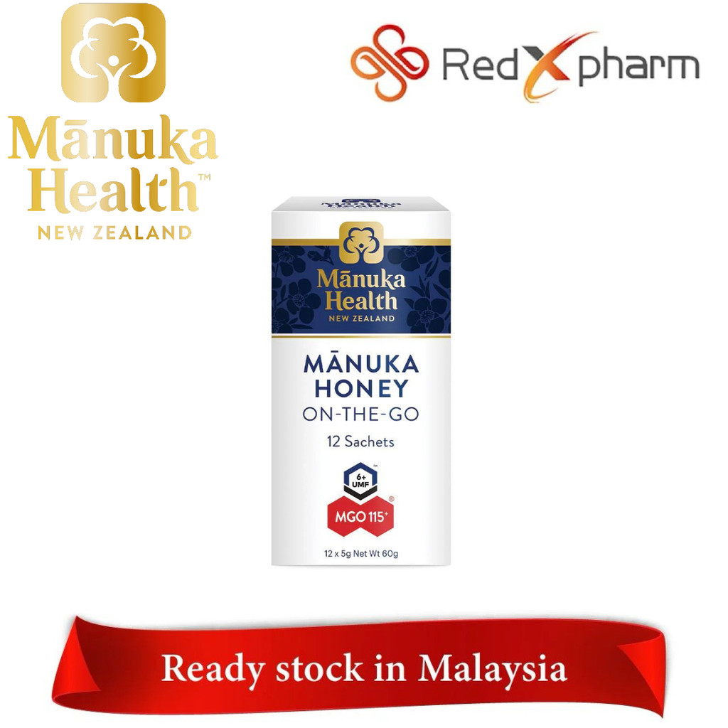 Manuka Health Manuka Honey UMF6+ On-The-Go (12*5g) Exp 7/2028 | Shopee ...