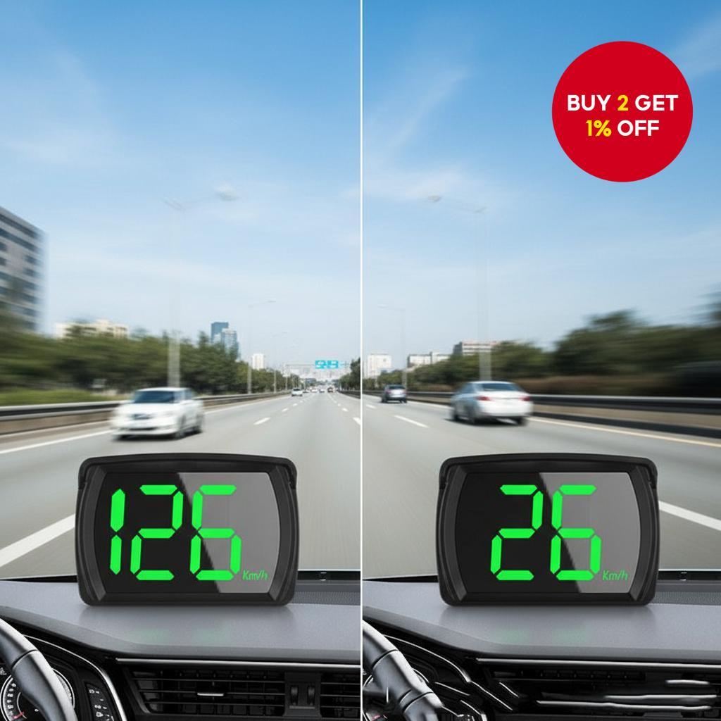 Beidou GPS Car HUD Head Up Display for Universal Satellite Speed and ...