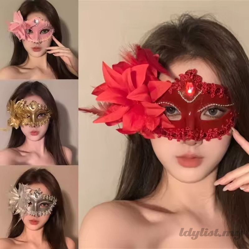 ღ Masquerades Mask Half Face Mask Eye Mask Venetians Mask Halloween ...