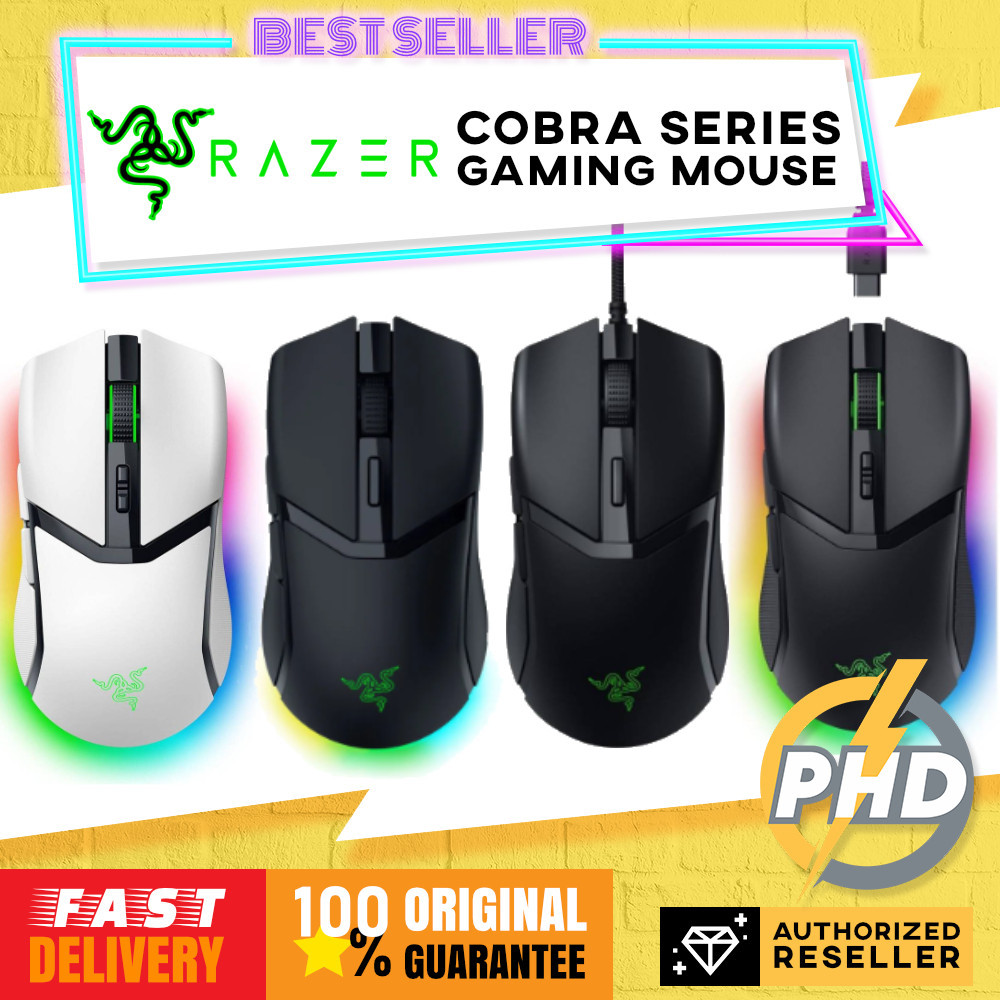 Razer Cobra / Cobra Pro / Cobra Hyperspeed Gaming Mouse Lightweight RGB ...
