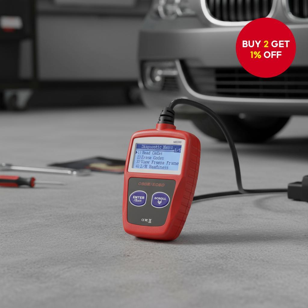 MS309 Enhanced OBD2 OBDII EOBD Car Fault Programming Diagnostic Scanner ...