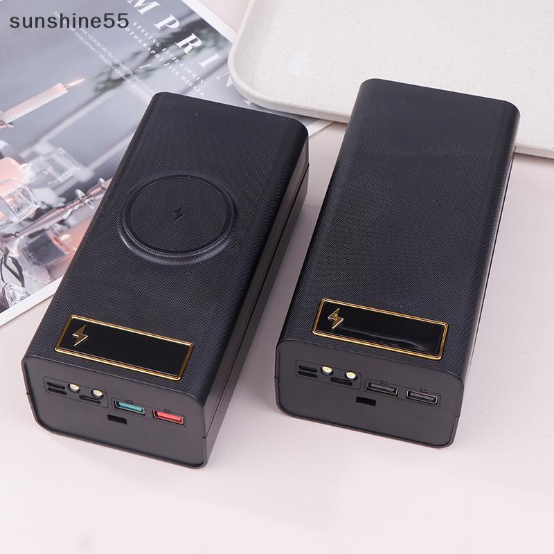 Sun D21 21X18650 Battery Case Welding Free Case PD With Light 18650 ...